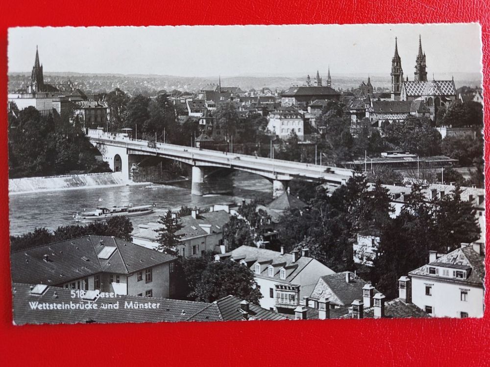 Basel ; Wettsteinbrücke und Münster (Gebraucht) in St-Légier-Chiésaz für CHF 3.5 – mit Lieferung ...