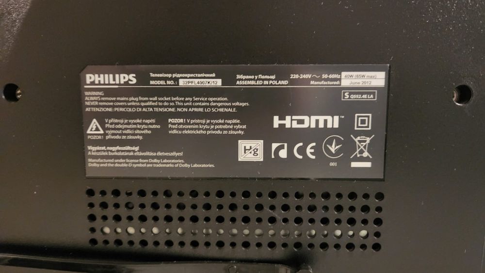 Philips TV Smart LED TV 32PFL4007K/12 | Kaufen auf Ricardo