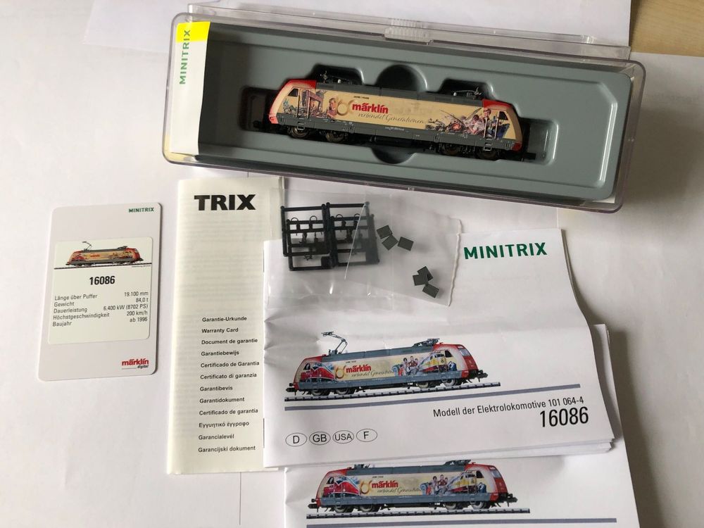 Minitrix BR 101 digital mit Sound,DCC, neuwertig/neu Spur N (Neu ...