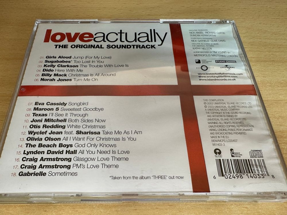 Various – Love Actually - The Original Soundtrack (Gebraucht) in Rikon ...