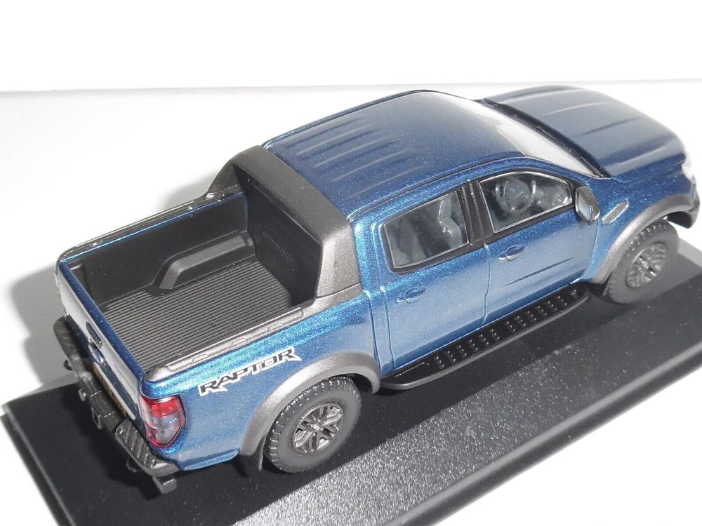 Ford Ranger Raptor 2019-2023 RHD blau met. / schwarz 1:43 | Kaufen auf ...