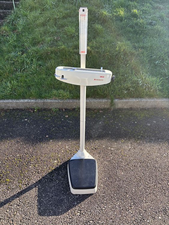 Balance vintage seca avec toise intégrée (Neu (gemäss Beschreibung)) in ...