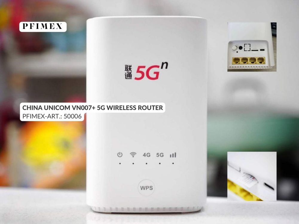 China Unicom VN007+ // 5G CPE WLAN WIFI SIM Router (Neu und ...