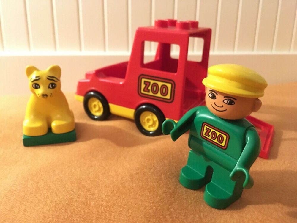 Lego Duplo Set 2661 Tiger Baby mit Transport Wagen, ohne OVP | Kaufen ...