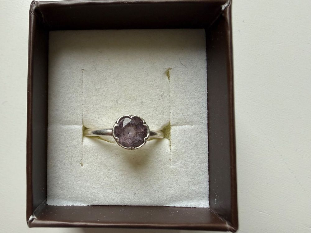 Annette Tillander Silberring mit Amethyst - Model Flora (Gebraucht) in ...