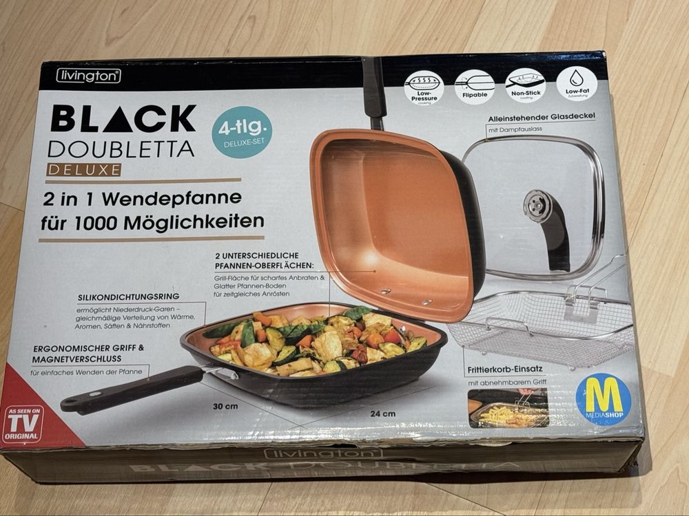 Wendpfanne Black Doubletta Deluxe (Neu (gemäss Beschreibung)) in ...