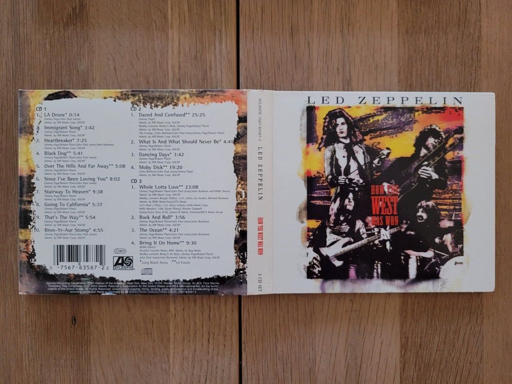 3 CD BOX Led Zeppelin - How The West Was Won, 2003 | Kaufen auf Ricardo
