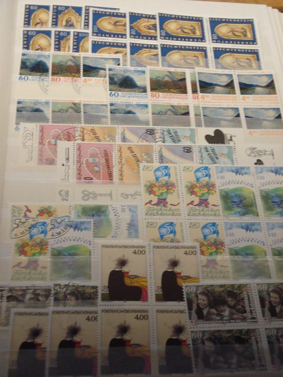 Liechtenstein Set Sätze ET-o + **, + 4erblock ** (Gebraucht) in Niederwil AG für CHF 2 – mit ...