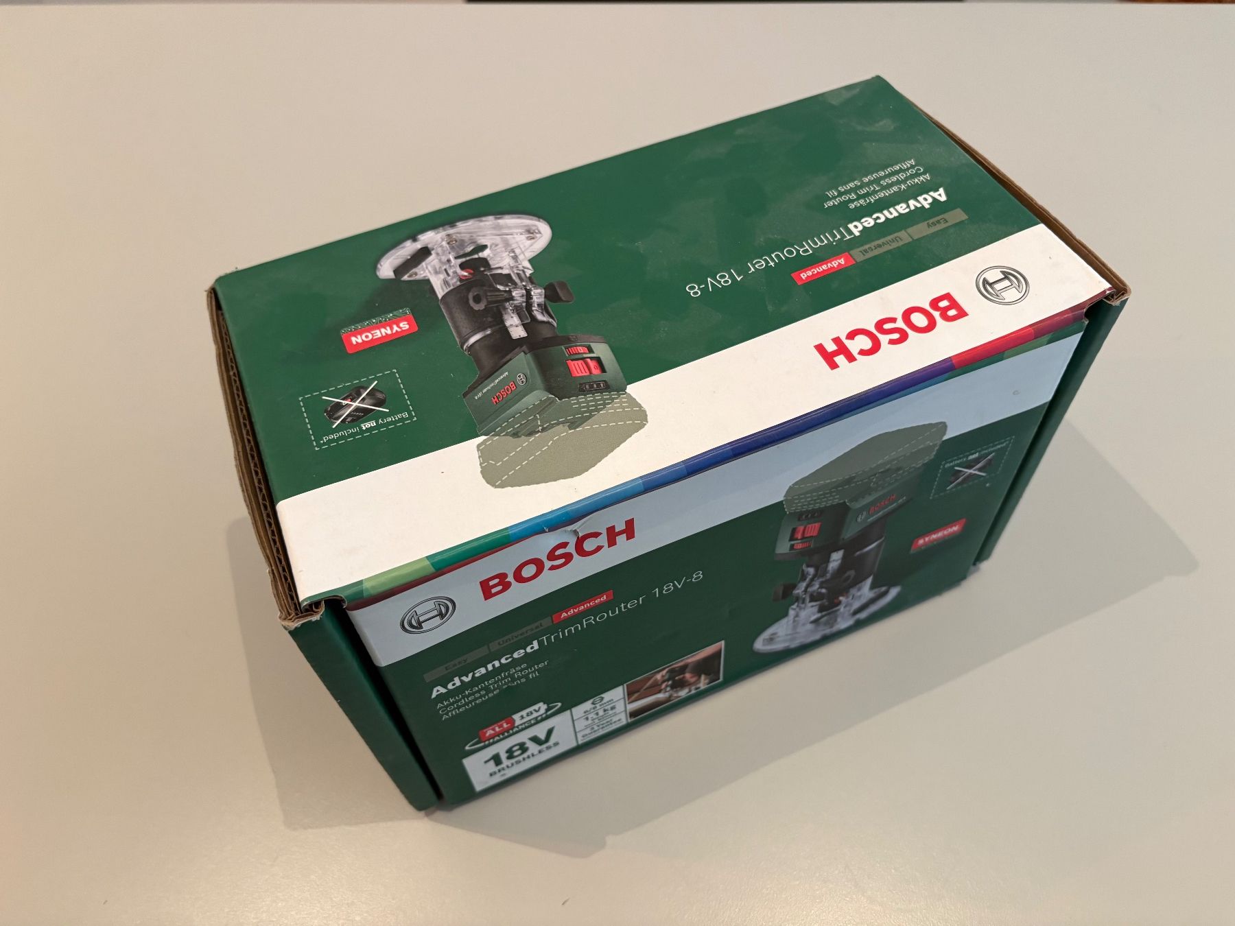 Bosch Advanced Trim Router 18V-8 Akku-Kantenfräse (Neu (gemäss ...
