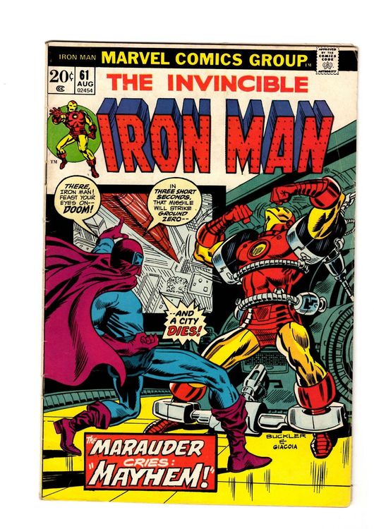 IRON MAN #61 (Marvel, 1973) (Gebraucht) in Zürich für CHF 14 – mit ...