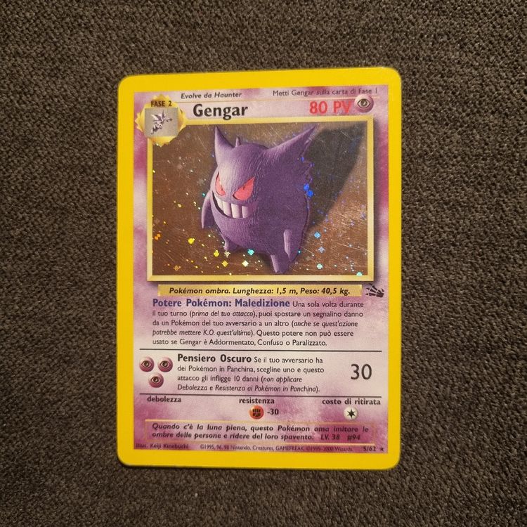 Gengar Holo 5/62 Fossil (Gebraucht) in Bioggio für CHF 8 – mit Lieferung auf Ricardo kaufen