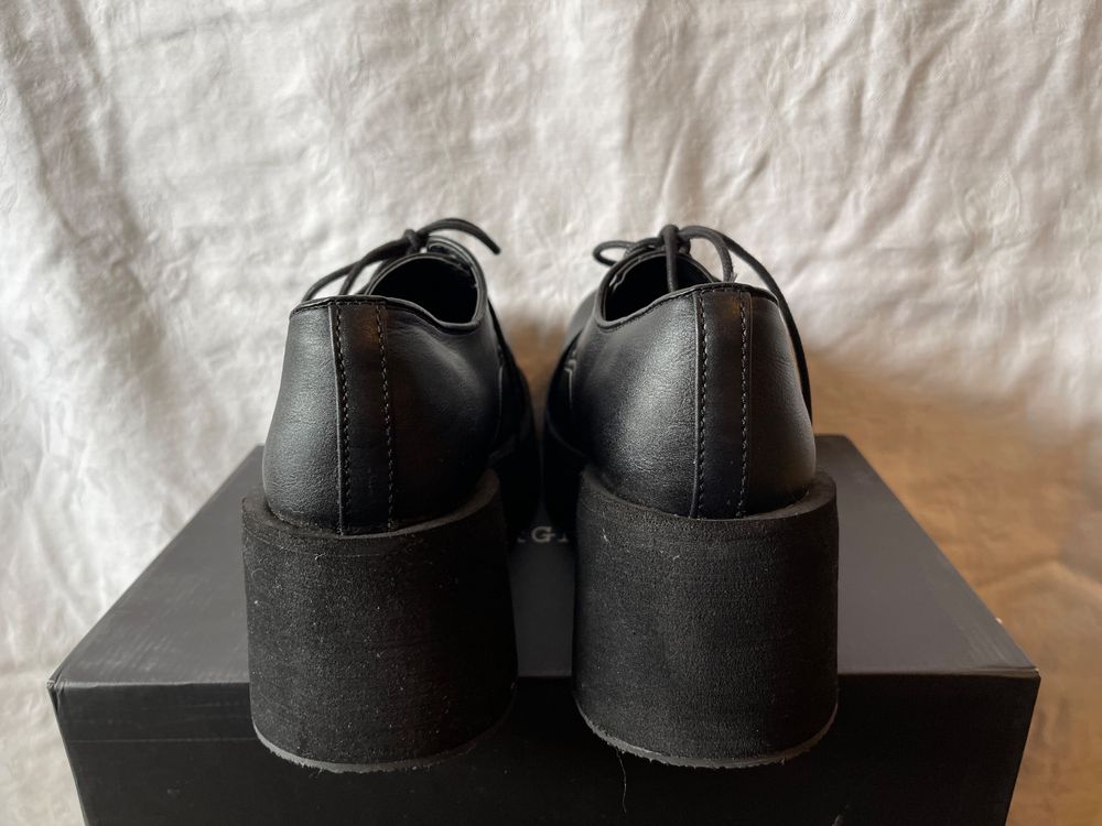 Schwarze Demonia Dank 101 Plateauschuh, Gr. 39 (Neu und ...