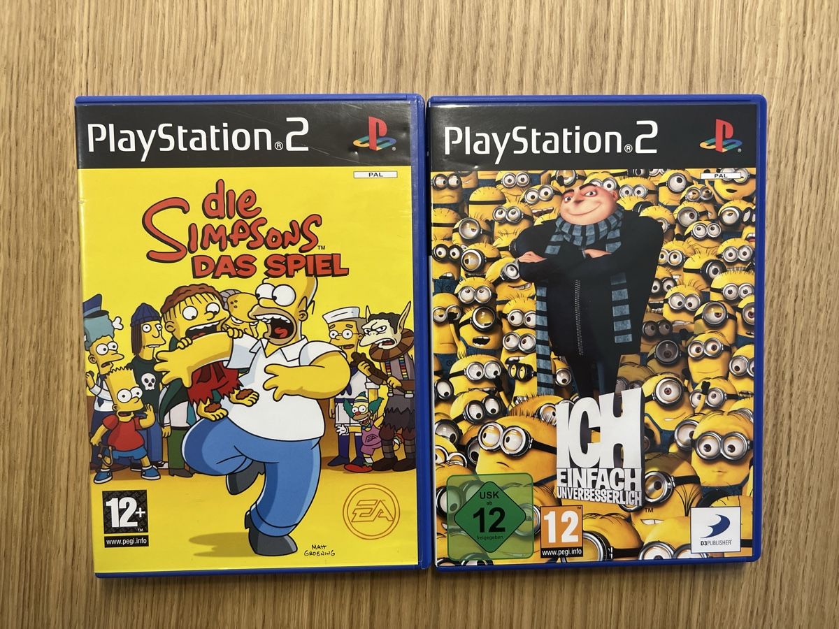 2 PS2 Spiele: Die Simpsons & Ich - Einfach Unverbesserlich (Gebraucht ...