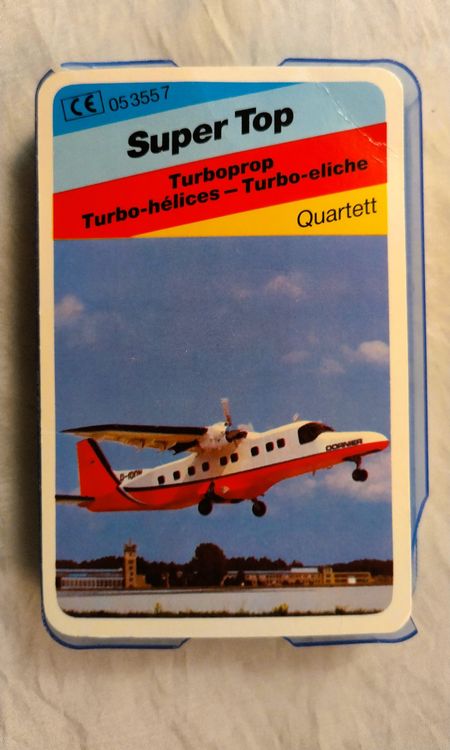 Flugzeug Quartett - Turboprop / 32 Karten ab Fr. 3.- (Gebraucht) in Bellach für CHF 3 – mit ...