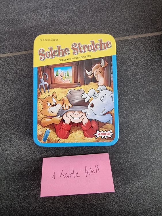 Spiel Solche Strolche in Metallbox (Gebraucht) in St.Gallenkappel für ...