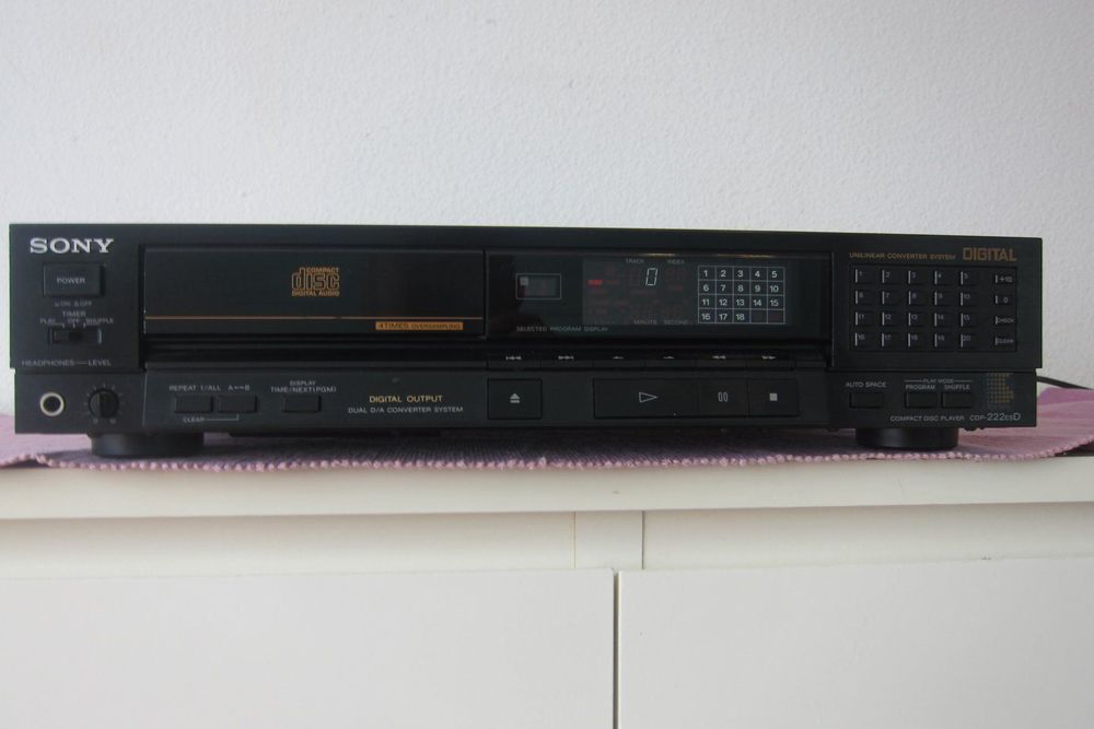 Sony CDP-222ESD High-End CD-Player, Schw (Gebraucht) in Fahrweid für ...