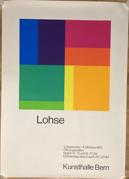 Richard Paul LOHSE (1902-1988) Grosse Serigraphie (Gebraucht) in Root ...