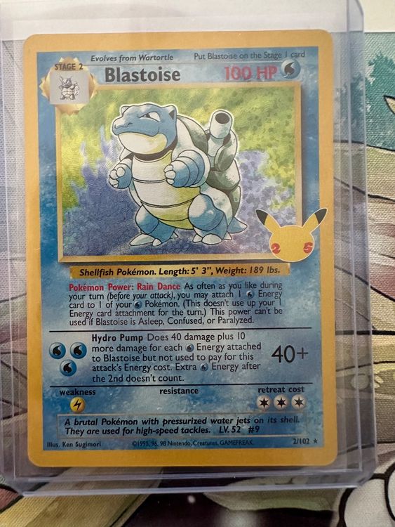 2/102 Blastoise 25 year anniversary Celebration EN | Kaufen auf Ricardo