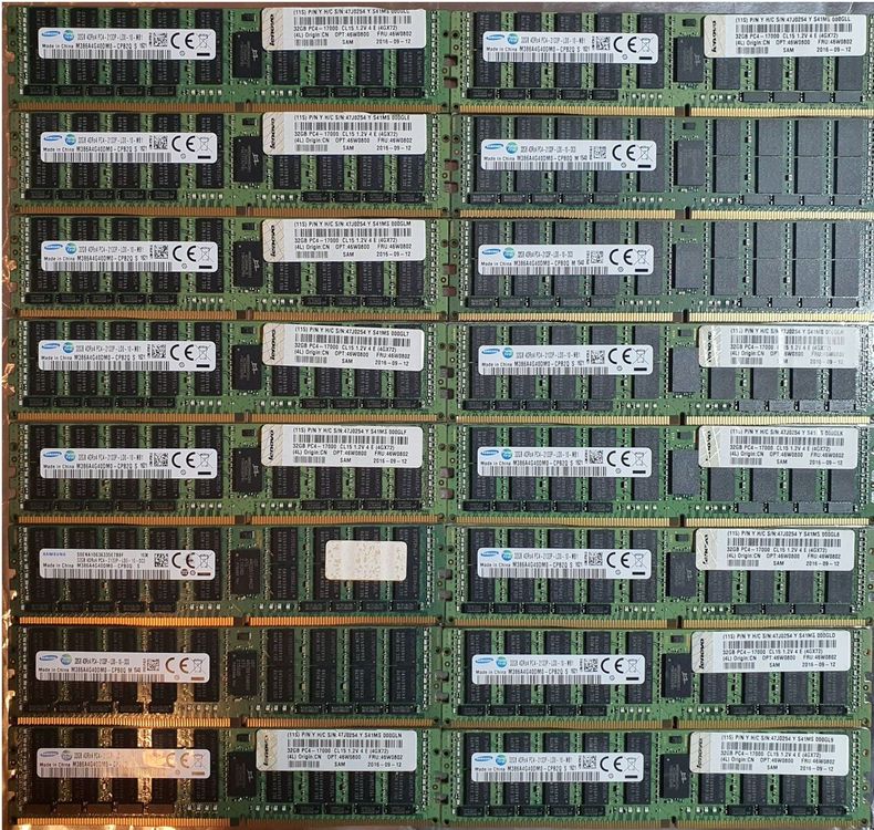 Samsung ECC RAM 32GB x 16Riegel = 512GB | Kaufen auf Ricardo