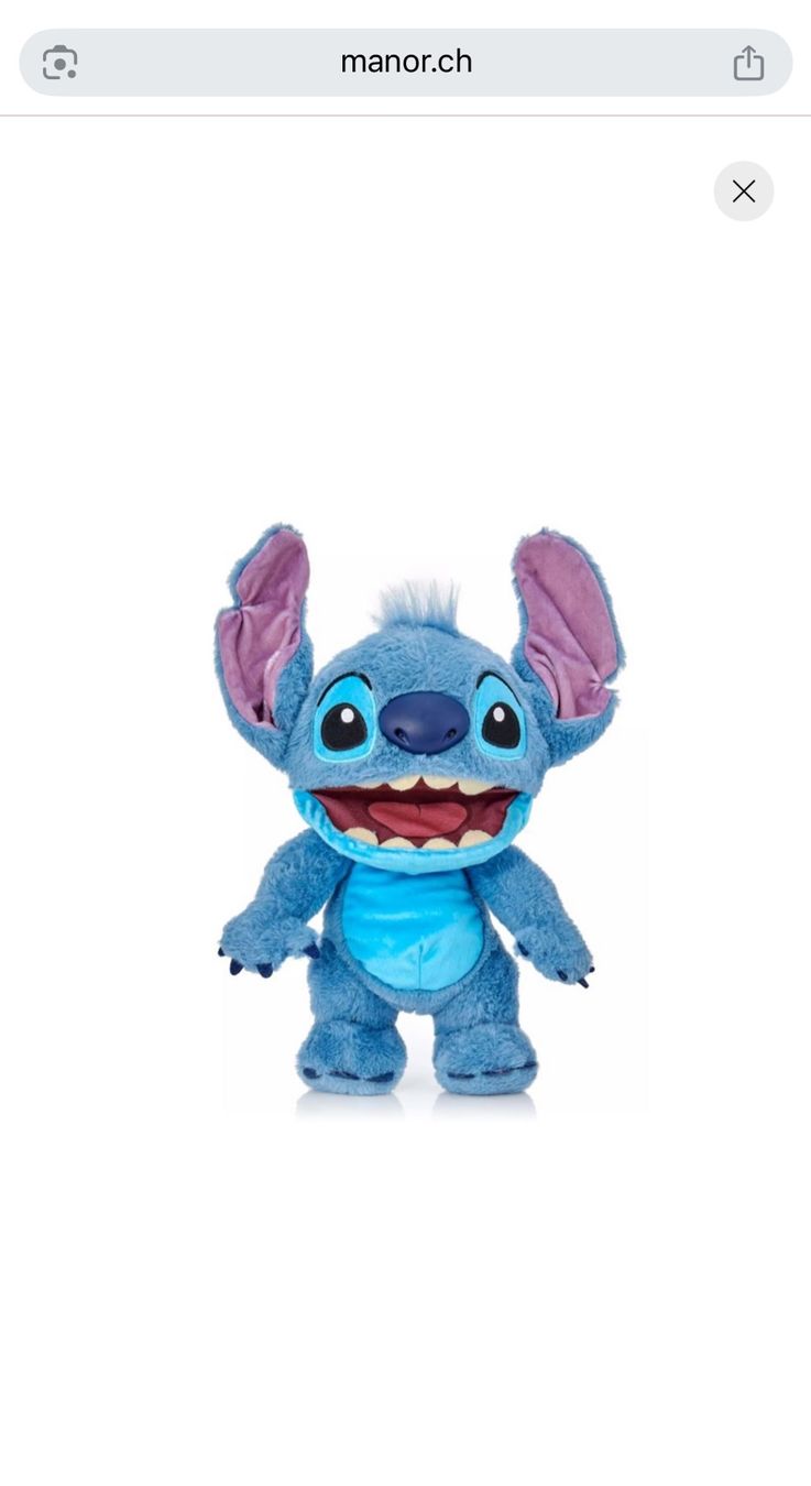 Disney Real FX Chatty Stitch Puppe, Handpuppe (Neu (gemäss Beschreibung ...