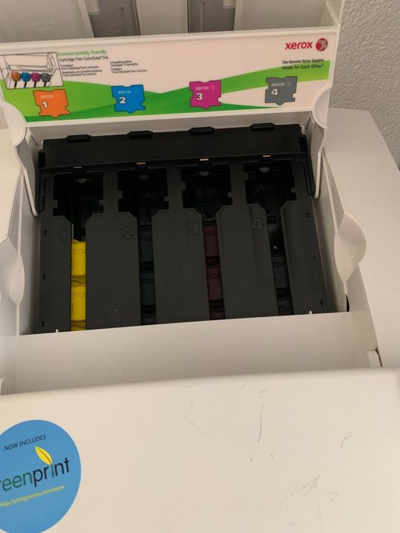 Xerox ColorQube 8580 Wachsdrucker mit Verbrauchsmaterial (Gebraucht) in ...