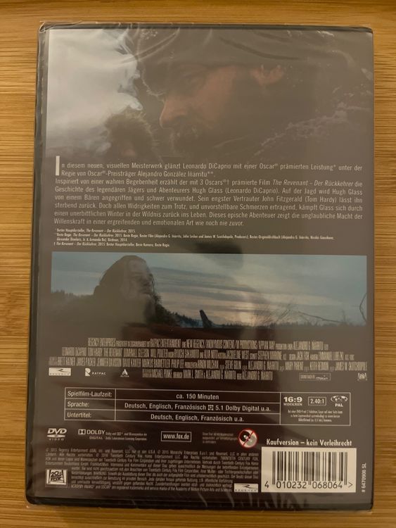Revenant (2015) DVD 📀 NEU, OVP - Leonardo diCaprio (Neu und ...