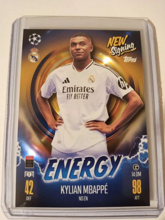 Topps Match Attax 2024/25 - Kylian Mbappe Energy - scellé !! | Kaufen ...