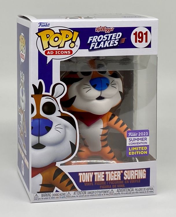 Funko Pop! Tony the Tiger Surfing #191, SDCC Shared Excl. (Neu und ...