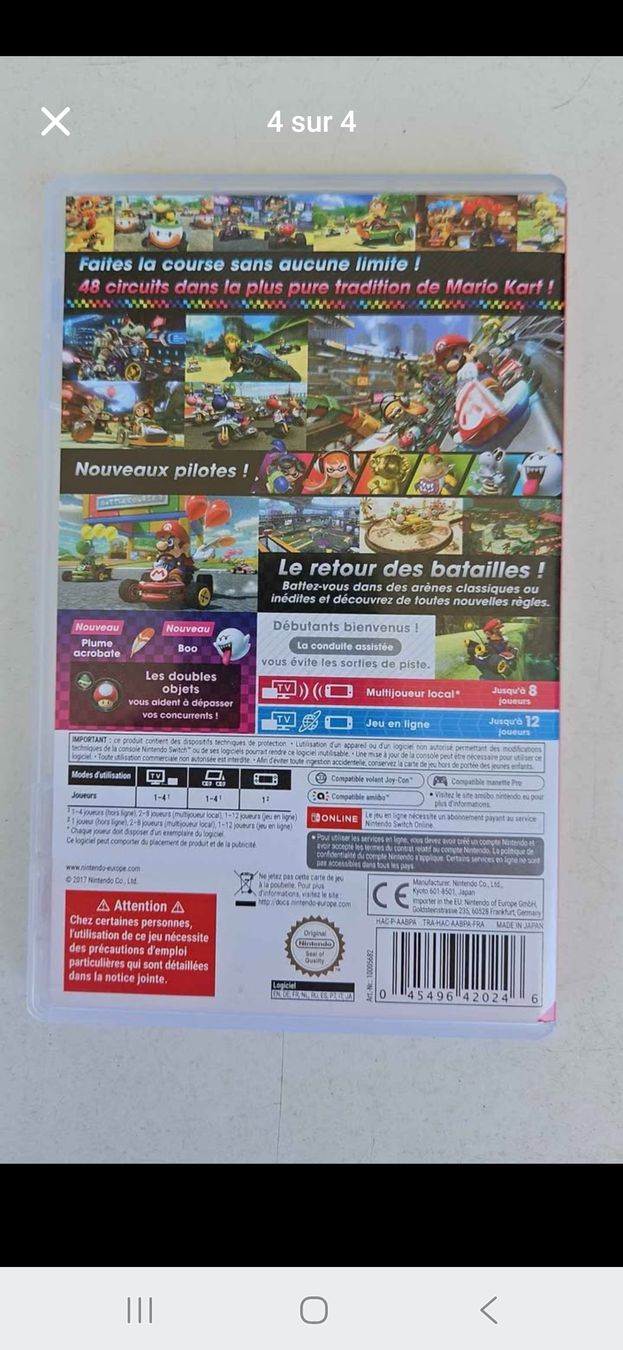 Mario Kart 8 Deluxe Switch Avec sons Volant (Gebraucht) in Genève für ...