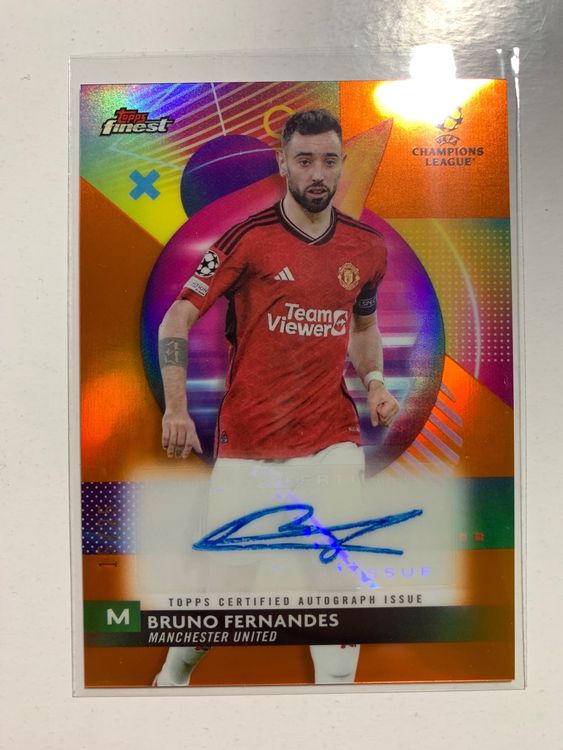 Bruno Fernandes Autogrammkarte UCL 2023/24 | Kaufen auf Ricardo