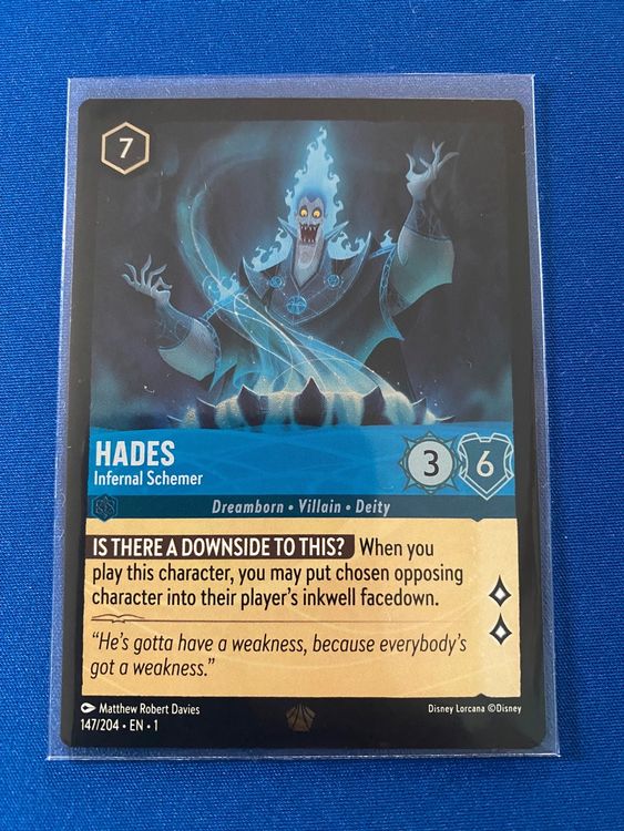 Disney Lorcana - #147 (FOIL) Hades - Infernal Schemer | Kaufen auf Ricardo