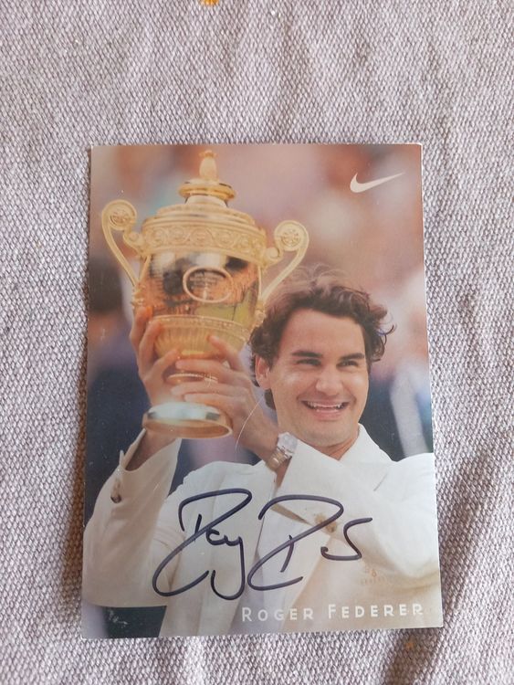 Roger Federer Original Autogramm | Kaufen auf Ricardo