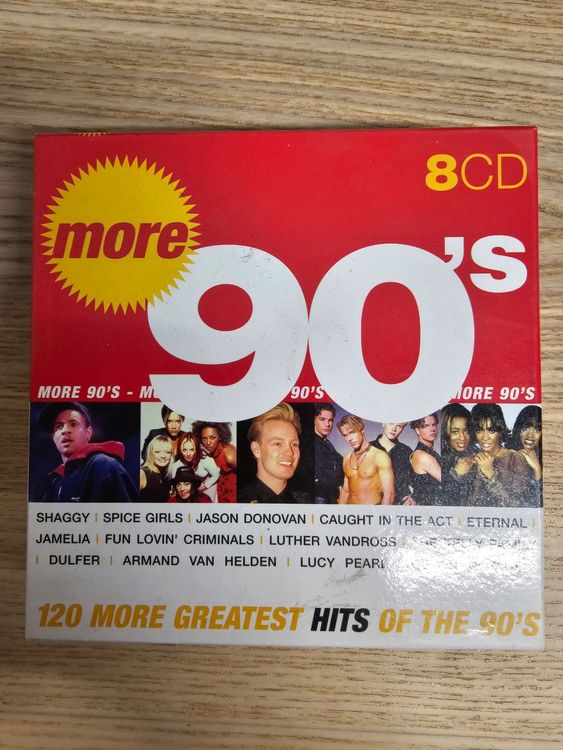 8 CDs - Various – More 90's | Kaufen auf Ricardo