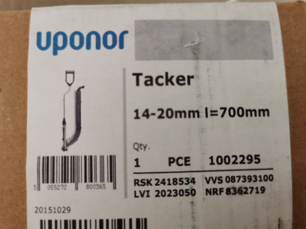 Tacker für Bodenheizungsrohre, Uponor (Neu und originalverpackt) in ...
