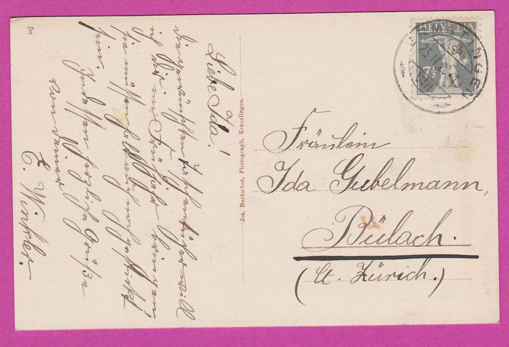 Ermatingen : alte Ansichtskarte mit Schiff Station, 1920 (Gebraucht) in Vitznau für CHF 15 – mit ...