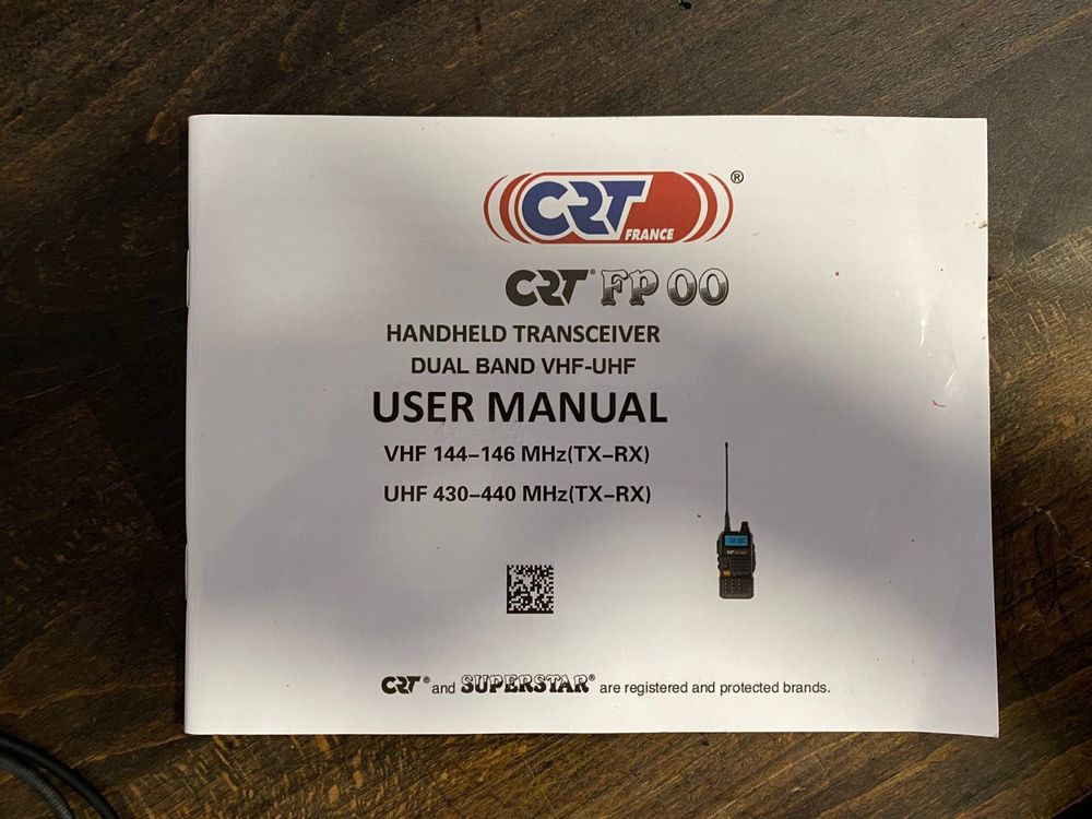 ab 1fr. Handheld CRT FP 00 + Headset and 2x PTT (BAOFENG) (Neu (gemäss ...