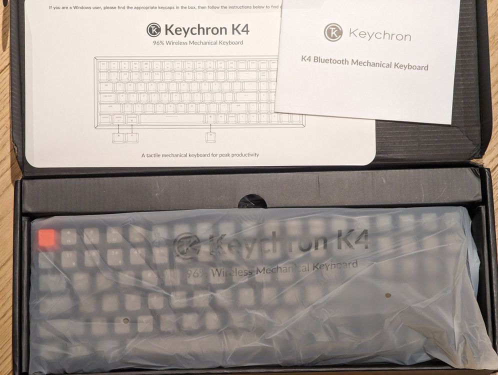 Tastatur Keychron K4 G1 red switch 96% Wireless mechanical (Neu und originalverpackt) in Bern ...