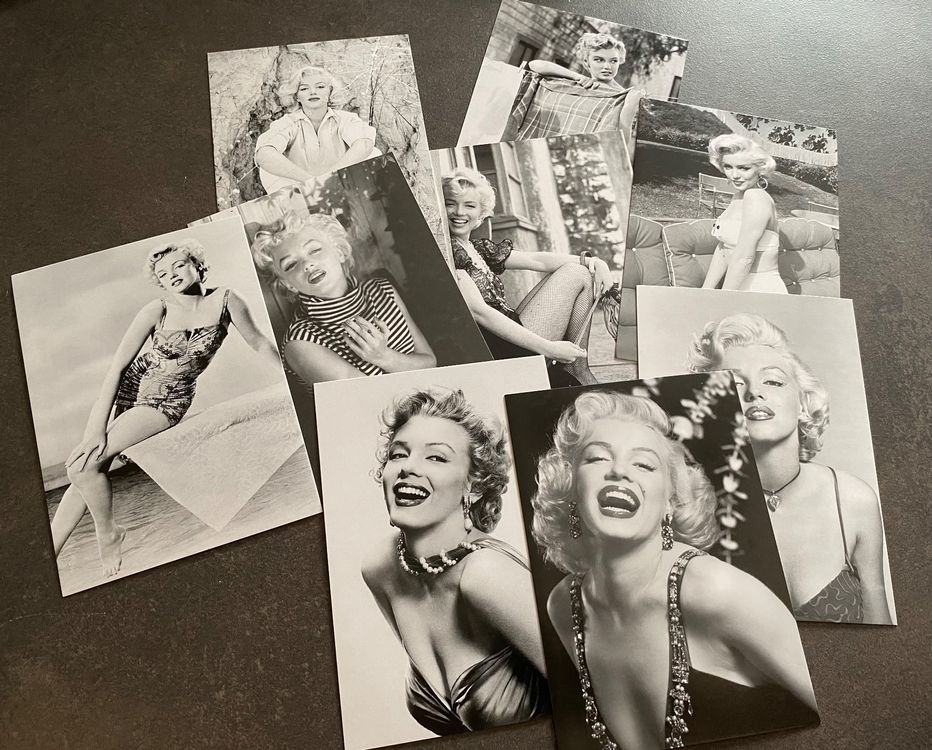 Postcards Marilyn Monroe, Pin up (9PCS)- set 14x10cm | Kaufen auf Ricardo