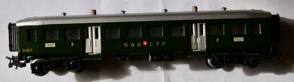Rare wagon Marklin 348/1, 4015, SBB CFF de 1951 | Kaufen auf Ricardo