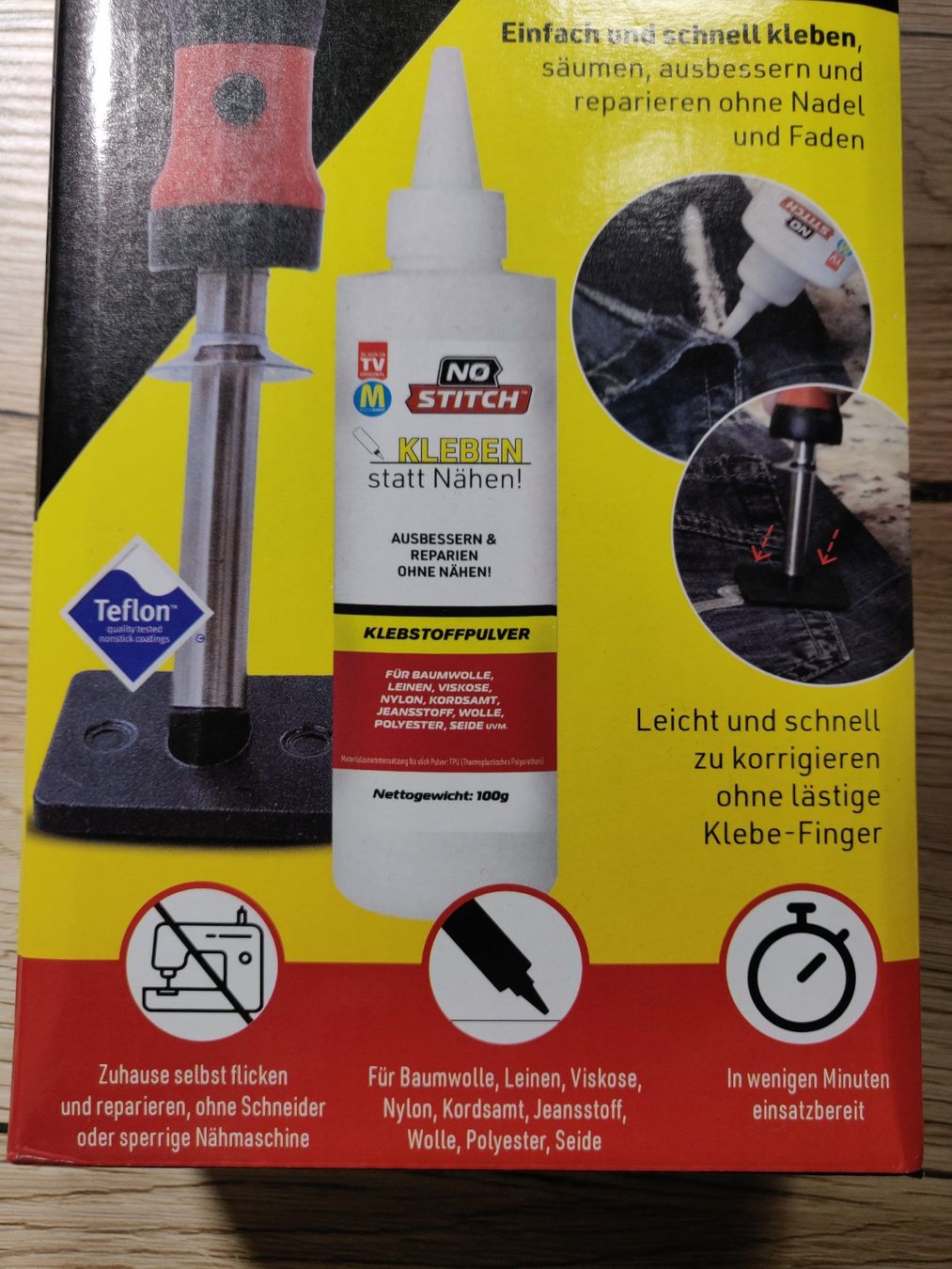 No stitch kleben statt nähen Neupreis 39.90 Originalverpackt (Neu und ...