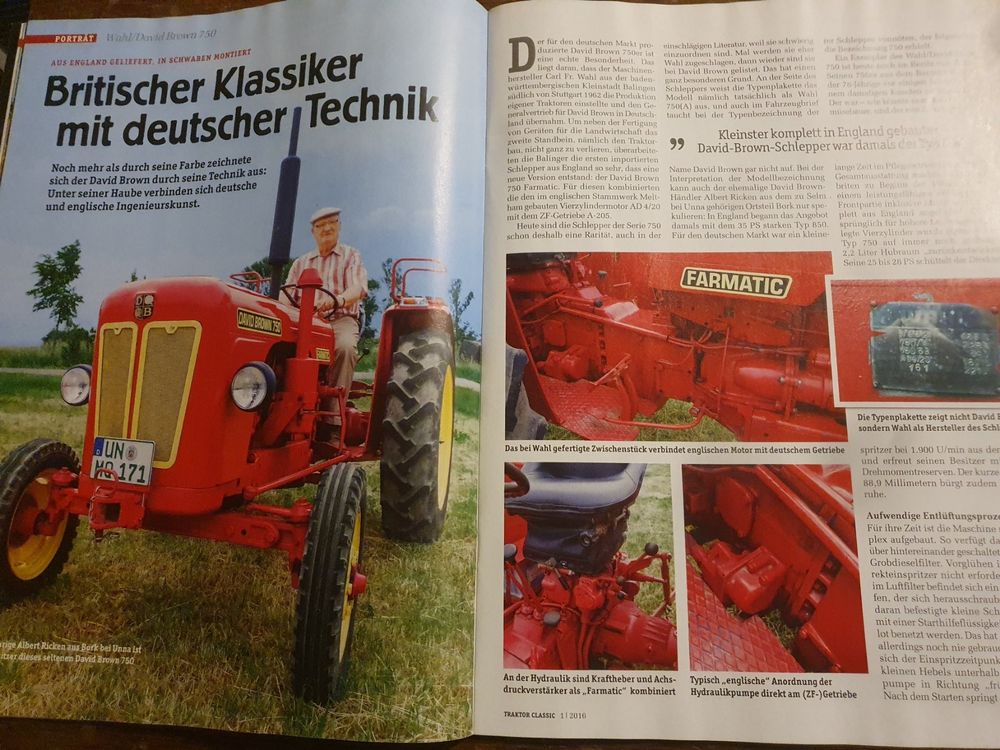 Traktor Classic 16 Stihl Traktoren IHC Farmall Deutz Lanz xx (Gebraucht) in Flawil für CHF 17 ...
