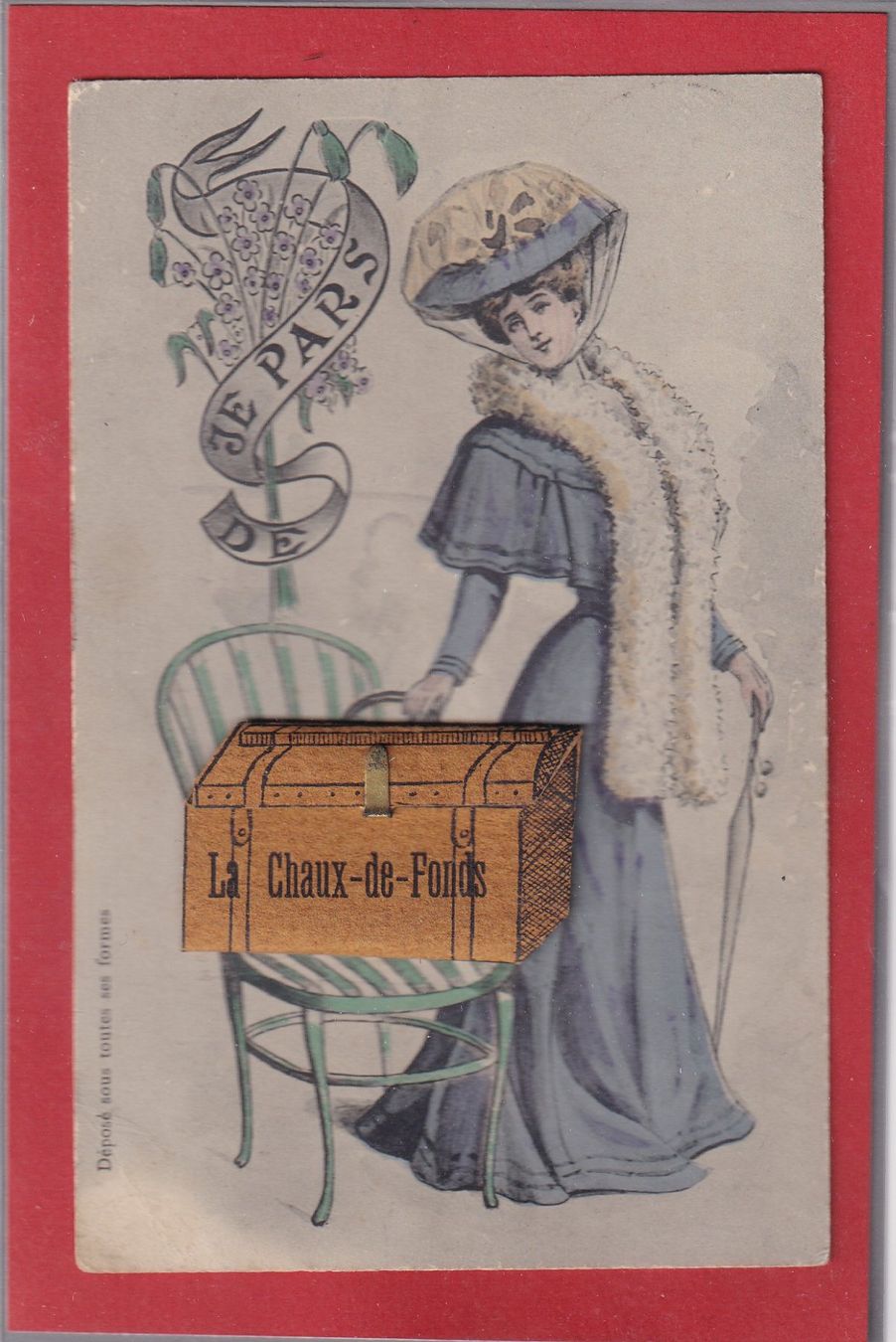 LEPORELLO - Carte de la Chaux de Fonds - 1909 - Taxée France (Gebraucht) in Orvin für CHF 25 ...