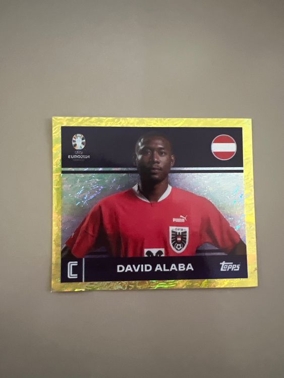 Topps EM 2024 Seltene Karte GOLD David Alaba AUT 2 (Neu (gemäss ...