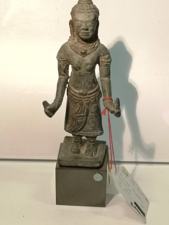 Antik Buddha Uma Bronze Cambodia 12./14.Jhd 14/17,5cm Nr.53 (Gebraucht ...