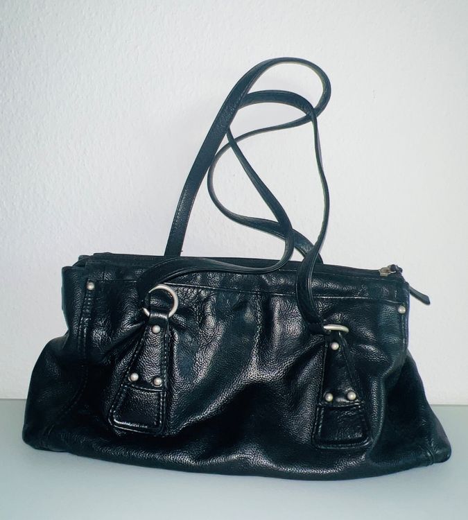 Echt Leder HandTasche SCHWARZ… gepflegt…Vintage (Gebraucht) in Zürich ...