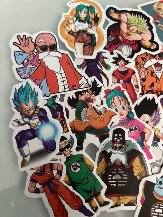 50x Dragon Ball / Son Goku Sticker / Aufkleber (Neu (gemäss ...