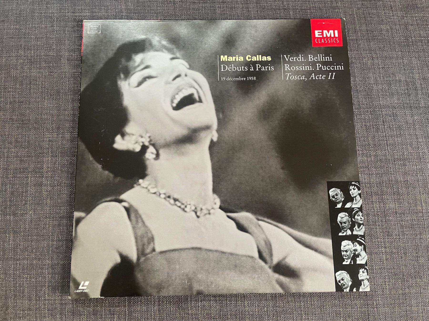 MARIA CALLAS: DÉBUT À PARIS *RARE JAPAN LASERDISC* BELLINI.. (Gebraucht ...