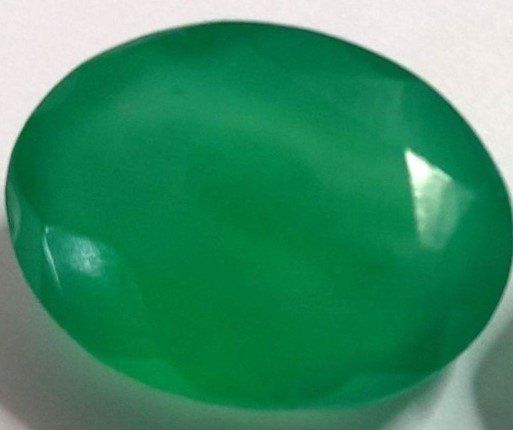 1x Onyx vert ovale 14x12 mm - Valeur 35.- Fr. (Neuf (Voir description ...