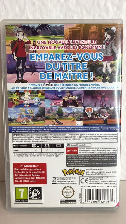 Pokemon Sword for Nintendo Switch, TOP CONDITION (Gebraucht) in ...