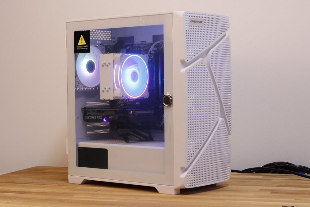 White Gaming PC Ryzen 5 Nvidia RTX 32G RAM Win 11 pro ARGB | Kaufen auf ...